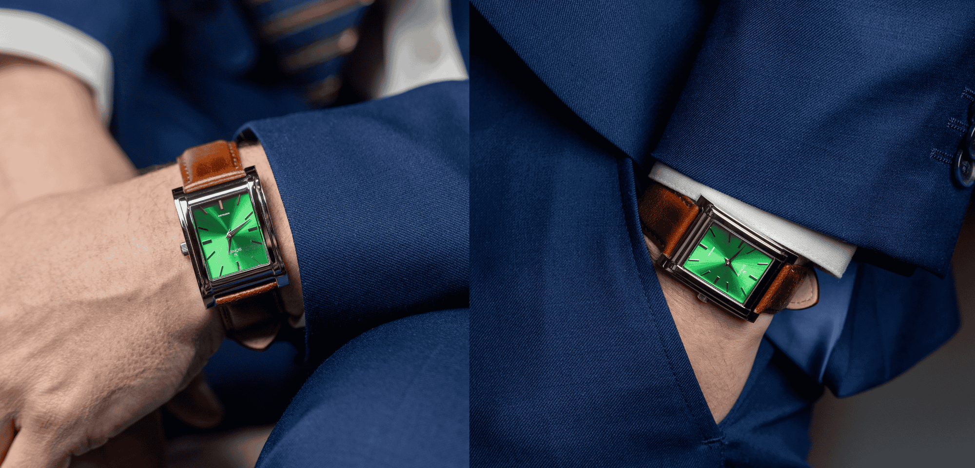 Green Dial Square Watches for All – Bold, Striking, and Refined Style