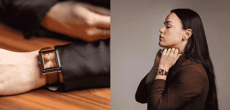 Bold Red Dial Square Watches | Striking Style & Precision